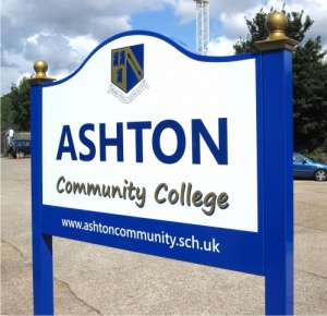 Premium Post Mounted Aluminium School Signs - Signs 4 Schools